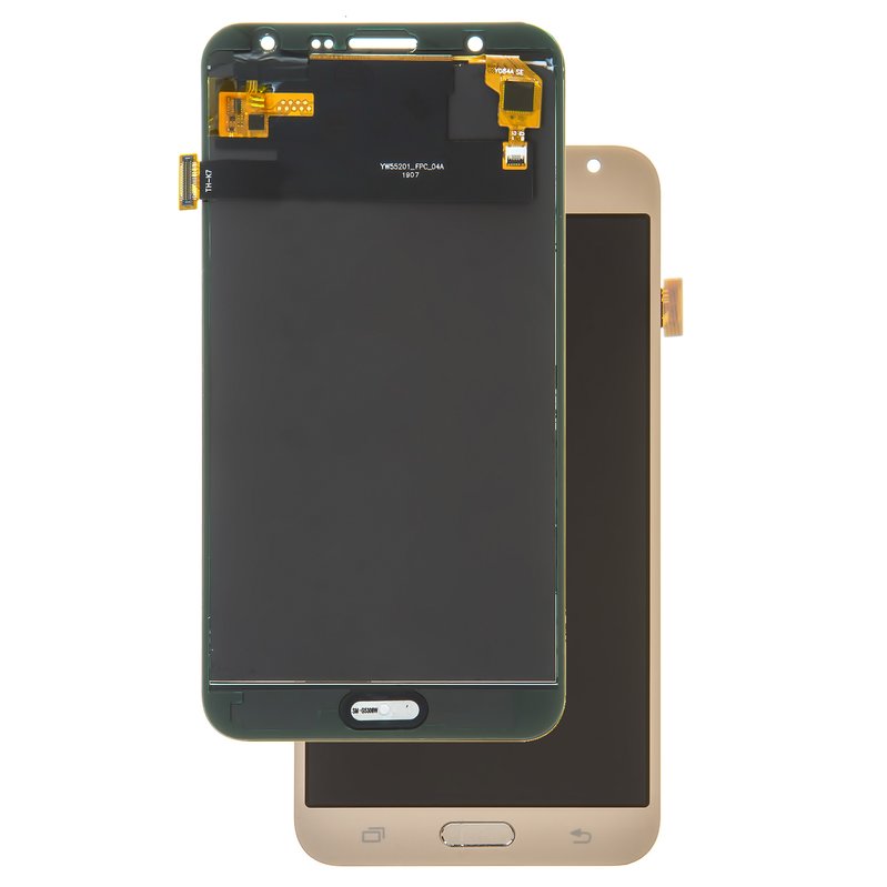 Pantalla LCD puede usarse con Samsung J700 Galaxy J7, dorado, con ...